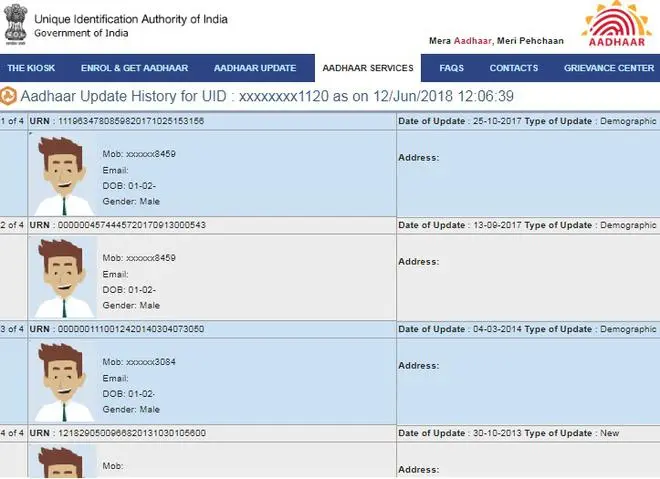 How To Check Aadhaar Update History The Hindu Businessline